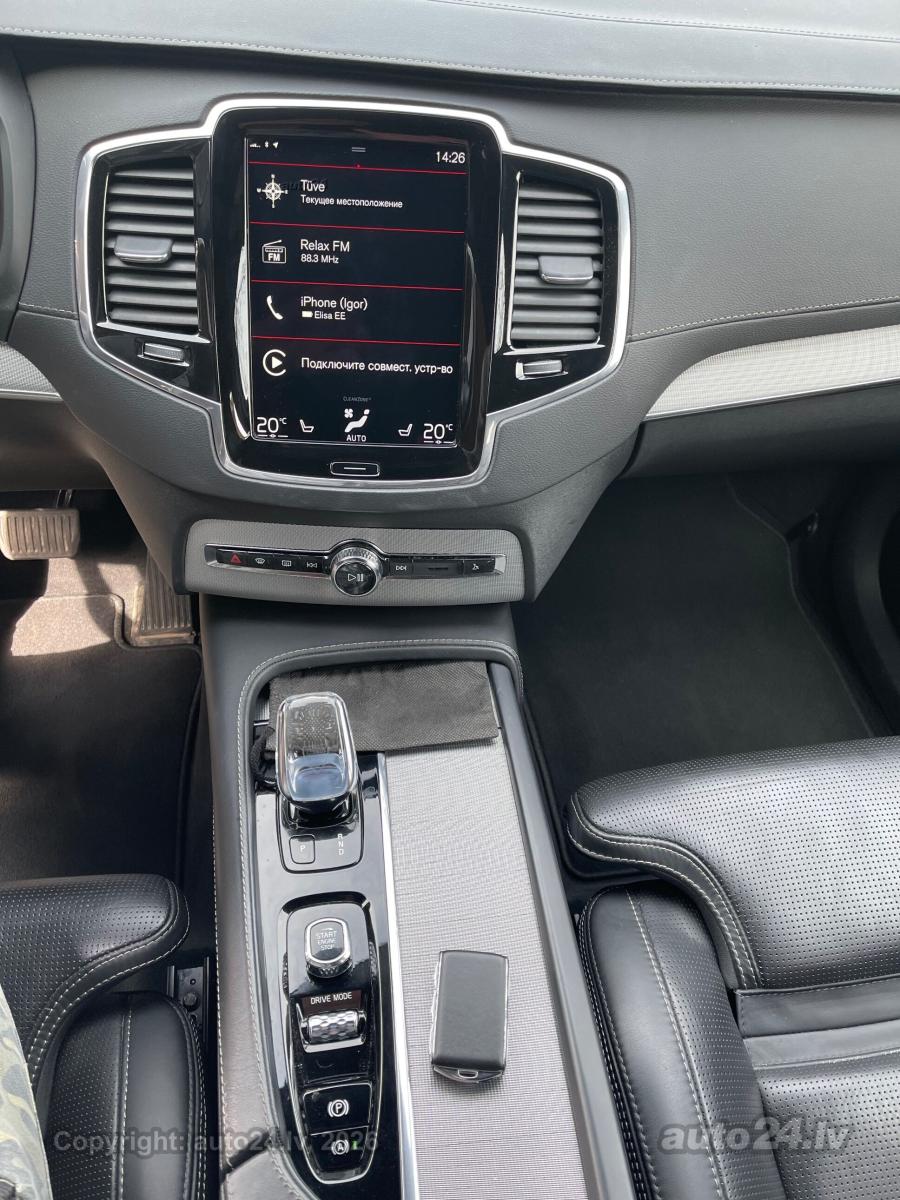Volvo XC90 2019 Tallina, ar dzinēja tilpumu 2.00 L un nobraukumu 134 tūkst. km par 36900 €, foto 25 vietnē AUTOMOTO.COM.LV