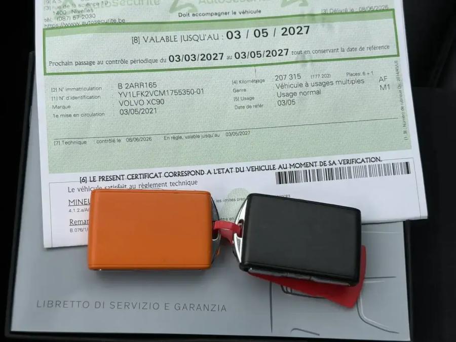 Volvo XC90 2021 in Riga, with an engine capacity of 2.00 L and mileage of 209 thousand km for 29500 €, photo 27 on AUTOMOTO.COM.LV