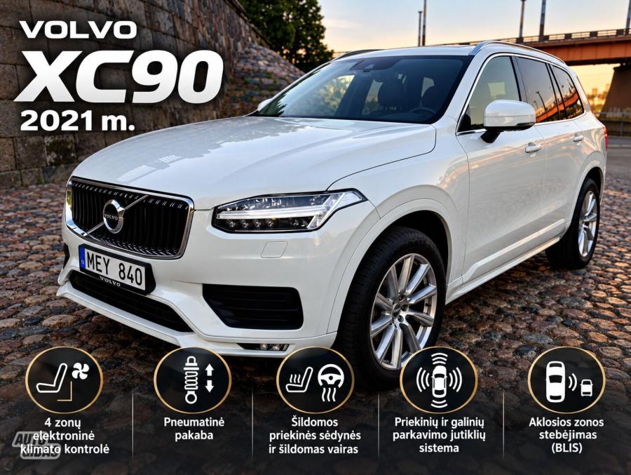 Volvo XC90 2021 Kauņa, ar dzinēja tilpumu 2.00 L un nobraukumu 135 tūkst. km par 29900 €, foto 1 vietnē AUTOMOTO.COM.LV