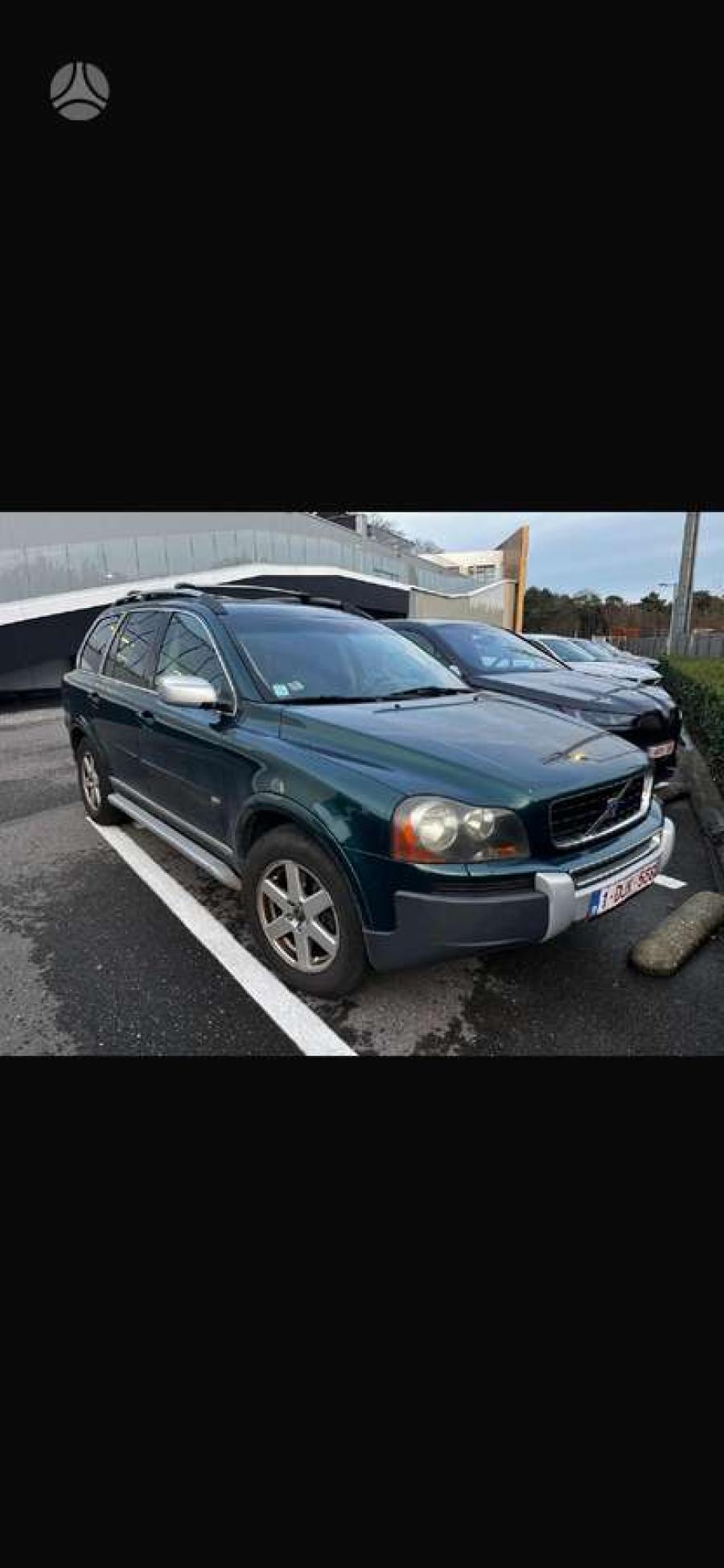 Zaļš Volvo XC90 2004 Kauņa, ar dzinēja tilpumu 2.50 L un nobraukumu 440 tūkst. km par 3700 €, foto 1 vietnē AUTOMOTO.COM.LV