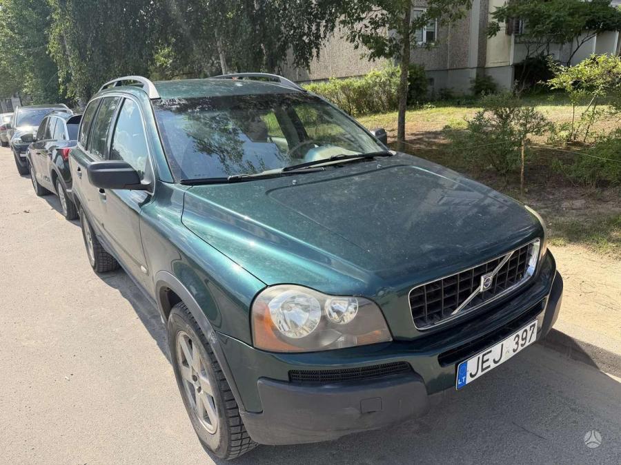 Zaļš Volvo XC90 2004 Kauņa, ar dzinēja tilpumu 2.40 L un nobraukumu 350 tūkst. km par 3300 €, foto 5 vietnē AUTOMOTO.COM.LV