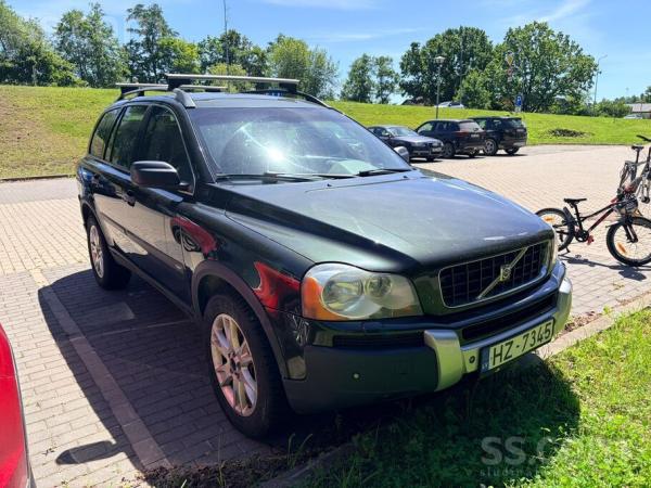 Green Volvo XC90 2005 in Riga, with an engine capacity of 2.40 L and mileage of 273 thousand km for 3350 €, photo 1 on AUTOMOTO.COM.LV