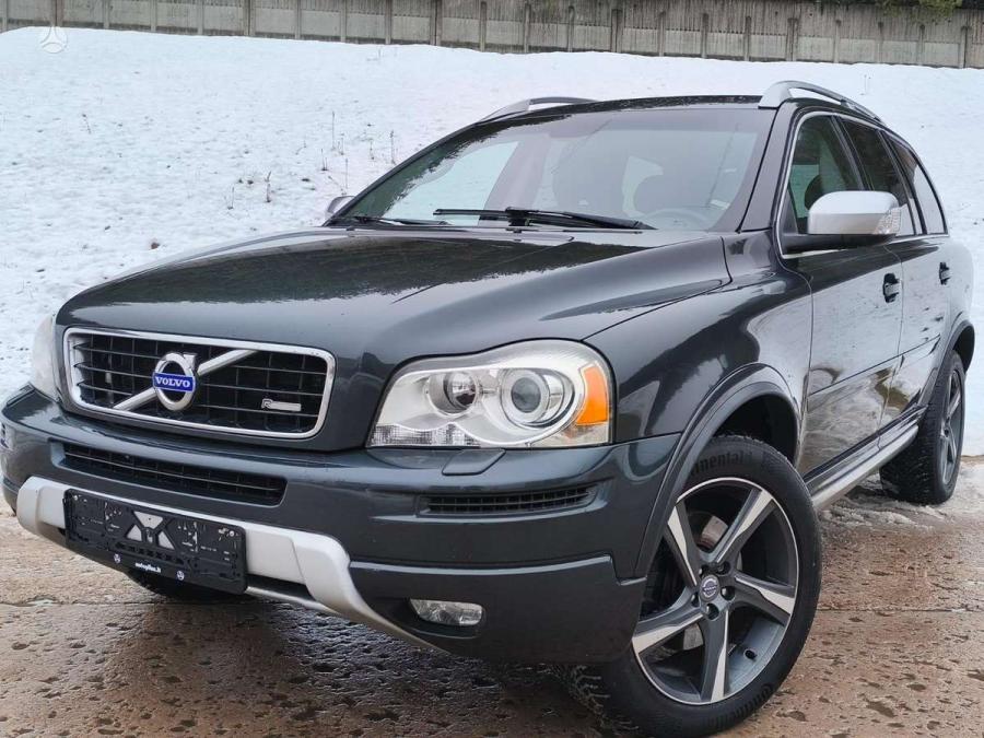 Green Volvo XC90 2012 in Vilnius, with an engine capacity of 2.40 L and mileage of 227 thousand km for 12150 €, photo 2 on AUTOMOTO.COM.LV