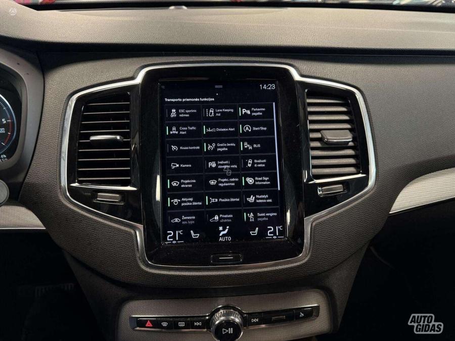 Zaļš Volvo XC90 2017 Klaipėda, ar dzinēja tilpumu 2.00 L un nobraukumu 287 tūkst. km par 24750 €, foto 20 vietnē AUTOMOTO.COM.LV