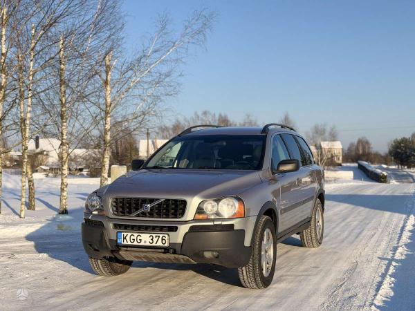 Grey Volvo XC90 2003 in Vilnius, with an engine capacity of 2.52 L and mileage of 350 thousand km for 1950 €, photo 5 on AUTOMOTO.COM.LV