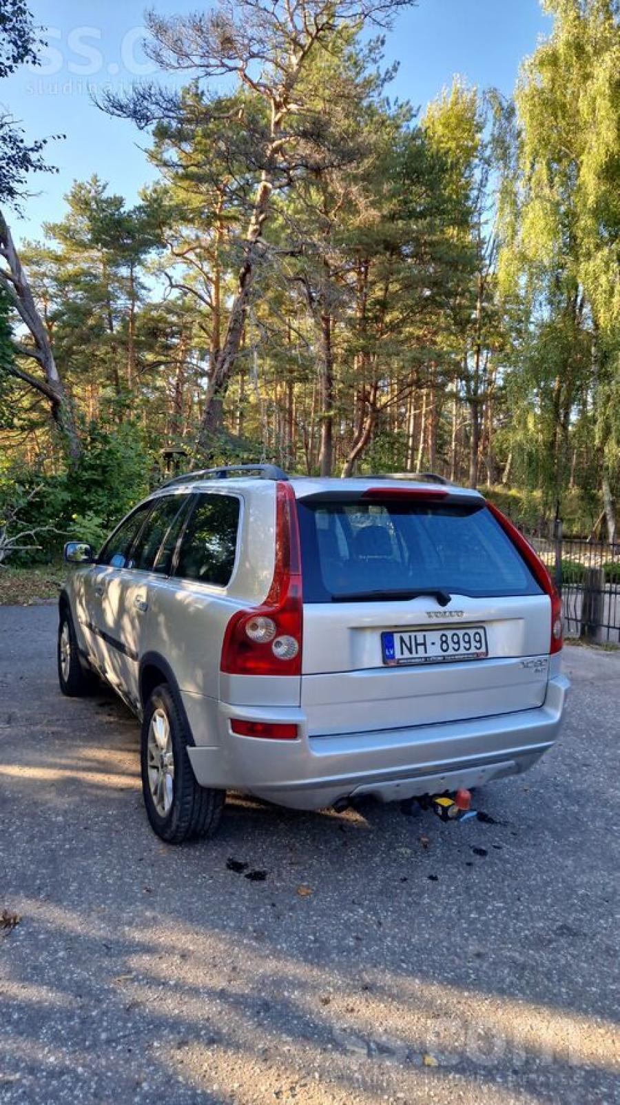 Pelēks Volvo XC90 2003 Jūrmala, ar dzinēja tilpumu 2.40 L un nobraukumu 292 tūkst. km par 4650 €, foto 10 vietnē AUTOMOTO.COM.LV