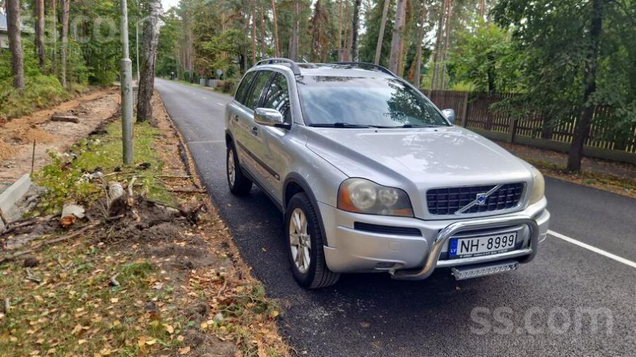 Серый Вольво ХС90 2003 в Юрмала, объемом двигателя 2.40 л и пробегом 294 тыс. км за 4650 €, фото 8 на AUTOMOTO.COM.LV