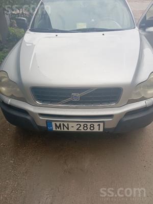 Grey Volvo XC90 2004 in Riga, with an engine capacity of 2.40 L and mileage of 335 thousand km for 4500 €, photo  on AUTOMOTO.COM.LV