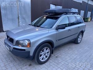 Grey Volvo XC90 2004 in Riga, with an engine capacity of 2.40 L and mileage of 0 thousand km for 3950 €, photo  on AUTOMOTO.COM.LV