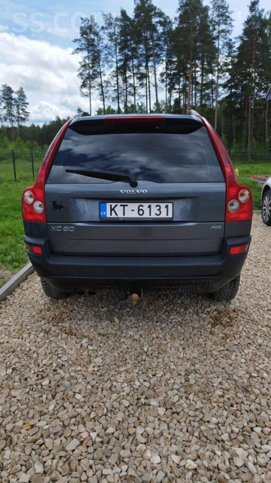 Pelēks Volvo XC90 2005 Rīga, ar dzinēja tilpumu 2.40 L un nobraukumu 362 tūkst. km par 1990 €, foto 4 vietnē AUTOMOTO.COM.LV