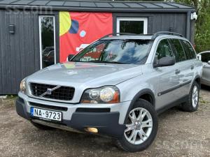 Grey Volvo XC90 2005 in Riga, with an engine capacity of 2.40 L and mileage of 280 thousand km for 3200 €, photo  on AUTOMOTO.COM.LV