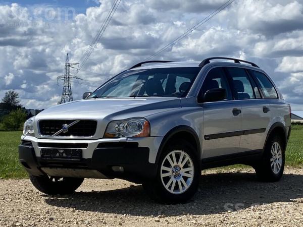 Grey Volvo XC90 2005 in Riga, with an engine capacity of 2.40 L and mileage of 342 thousand km for 4290 €, photo 1 on AUTOMOTO.COM.LV