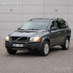Grey Volvo XC90 2005 in Riga, with an engine capacity of 2.40 L and mileage of 361 thousand km for 5500 €, photo  on AUTOMOTO.COM.LV