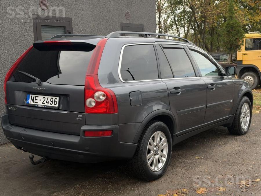 Pelēks Volvo XC90 2005 Rīga, ar dzinēja tilpumu 2.40 L un nobraukumu 410 tūkst. km par 3200 €, foto 7 vietnē AUTOMOTO.COM.LV
