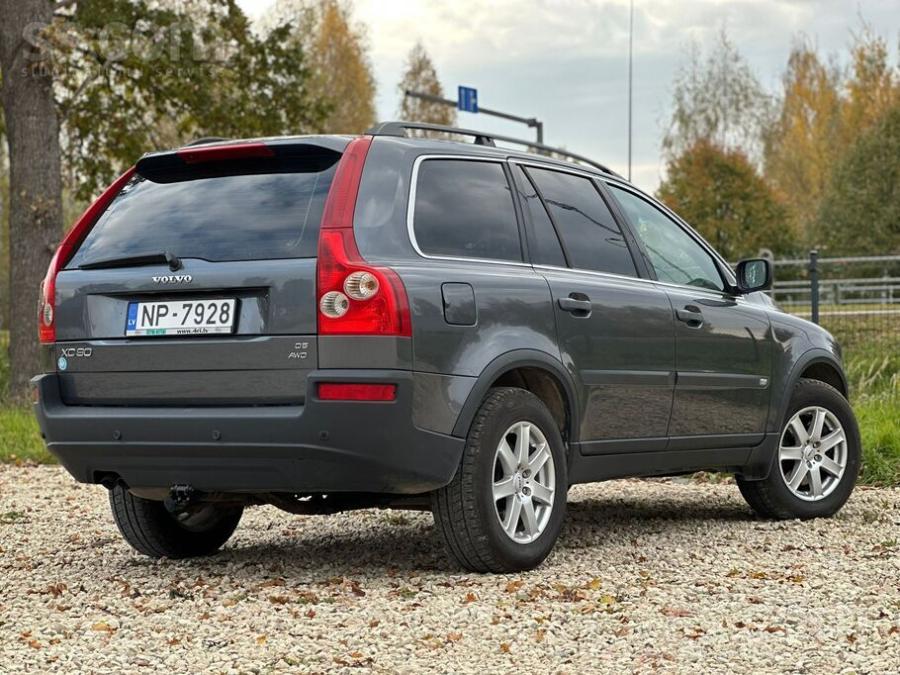 Grey Volvo XC90 2006 in Jelgava, with an engine capacity of 2.40 L and mileage of 0 thousand km for 5200 €, photo 4 on AUTOMOTO.COM.LV