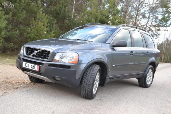 Grey Volvo XC90 2006 in Vilnius, with an engine capacity of 2.40 L and mileage of 322 thousand km for 4250 €, photo 2 on AUTOMOTO.COM.LV