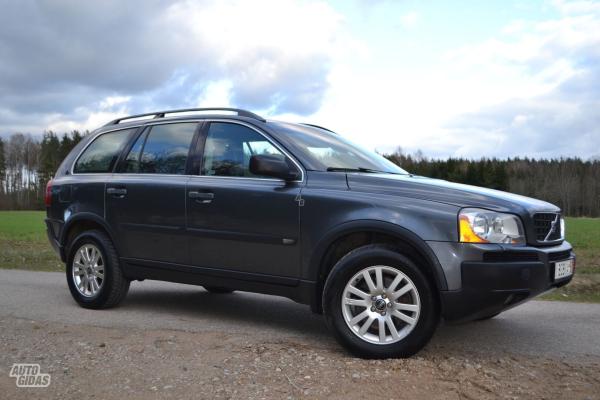 Grey Volvo XC90 2006 in Vilnius, with an engine capacity of 2.40 L and mileage of 322 thousand km for 4250 €, photo 4 on AUTOMOTO.COM.LV