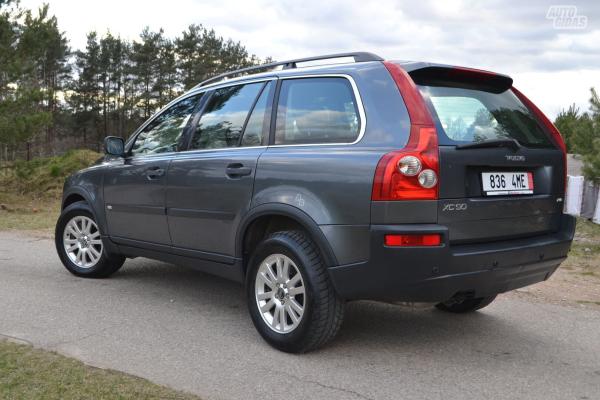 Grey Volvo XC90 2006 in Vilnius, with an engine capacity of 2.40 L and mileage of 322 thousand km for 4250 €, photo 7 on AUTOMOTO.COM.LV