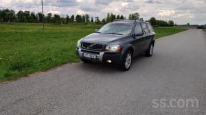 Grey Volvo XC90 2006 in Riga, with an engine capacity of 2.40 L and mileage of 384 thousand km for 4600 €, photo  on AUTOMOTO.COM.LV