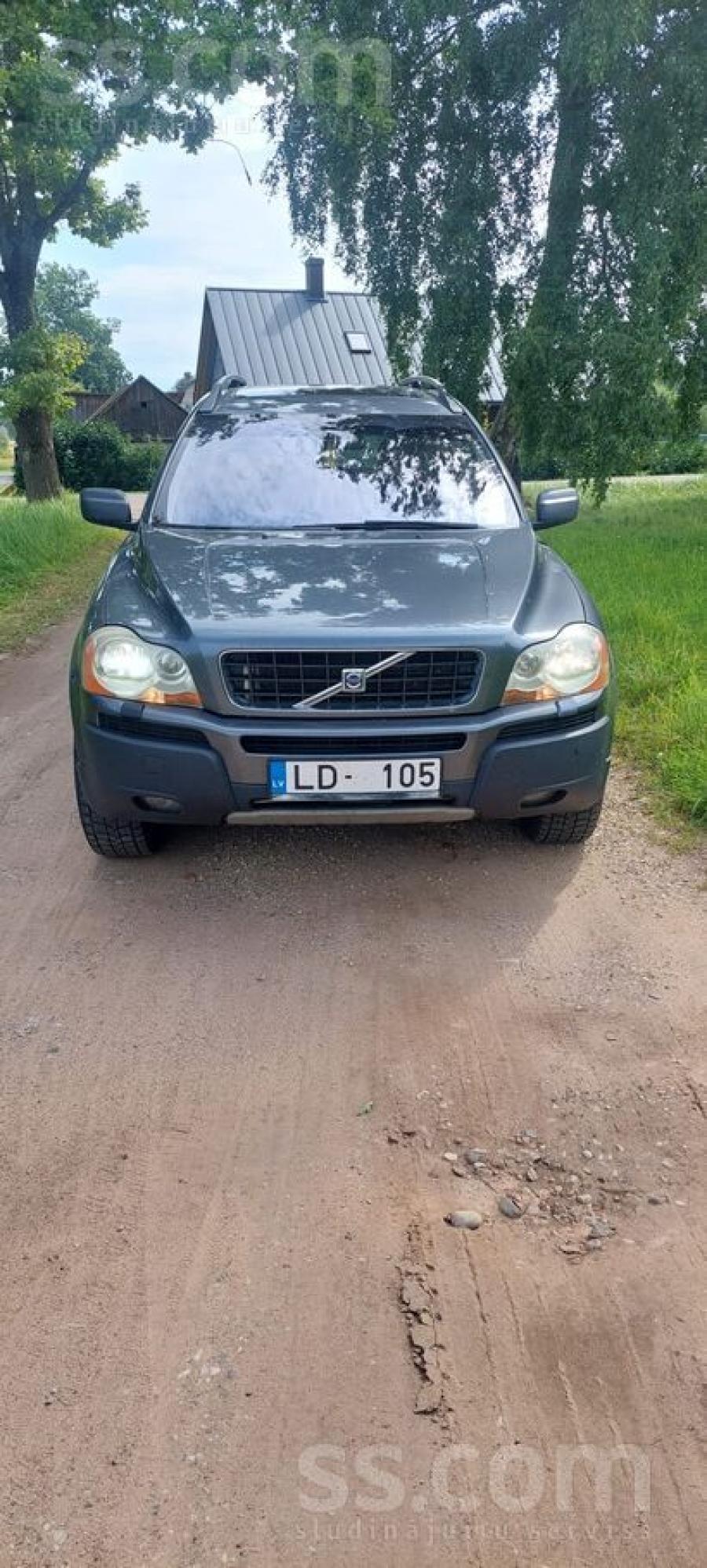 Серый Вольво ХС90 2006 в Валмиера, объемом двигателя 2.40 л и пробегом 345 тыс. км за 2700 €, фото 3 на AUTOMOTO.COM.LV