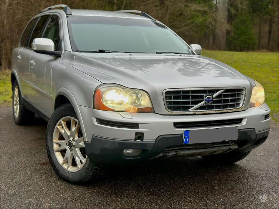 Grey Volvo XC90 2007 in Vilnius, with an engine capacity of 2.40 L and mileage of 422 thousand km for 3450 €, photo 6 on AUTOMOTO.COM.LV