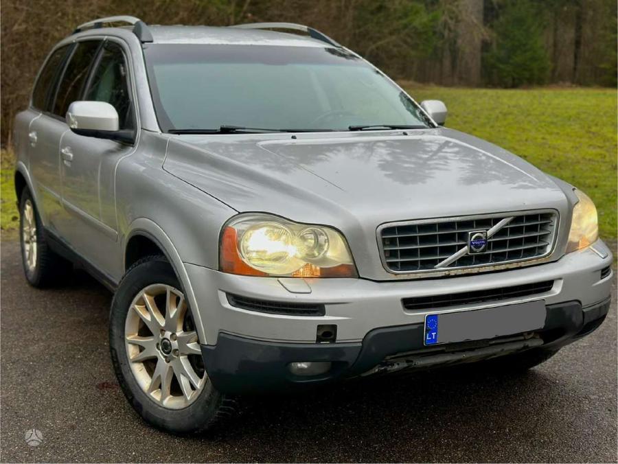 Grey Volvo XC90 2007 in Vilnius, with an engine capacity of 2.40 L and mileage of 422 thousand km for 3450 €, photo 7 on AUTOMOTO.COM.LV