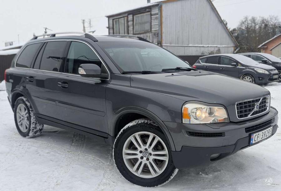 Grey Volvo XC90 2007 in Kaunas, with an engine capacity of 2.40 L and mileage of 303 thousand km for 4300 €, photo 12 on AUTOMOTO.COM.LV