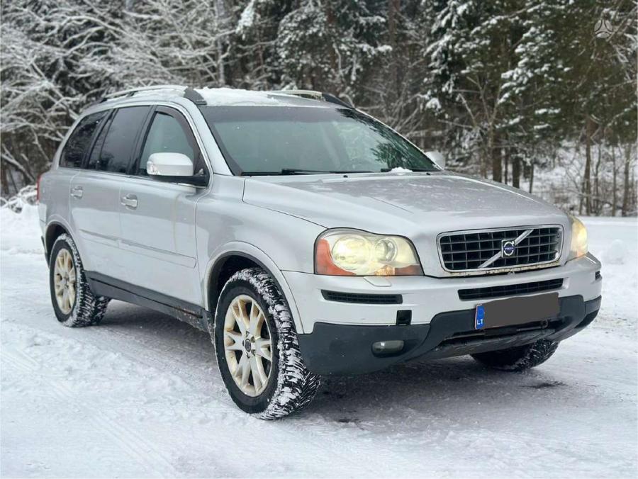 Grey Volvo XC90 2007 in Vilnius, with an engine capacity of 2.40 L and mileage of 421 thousand km for 3150 €, photo 5 on AUTOMOTO.COM.LV