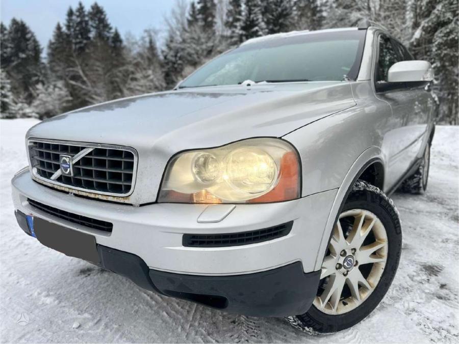 Grey Volvo XC90 2007 in Vilnius, with an engine capacity of 2.40 L and mileage of 421 thousand km for 3150 €, photo 11 on AUTOMOTO.COM.LV