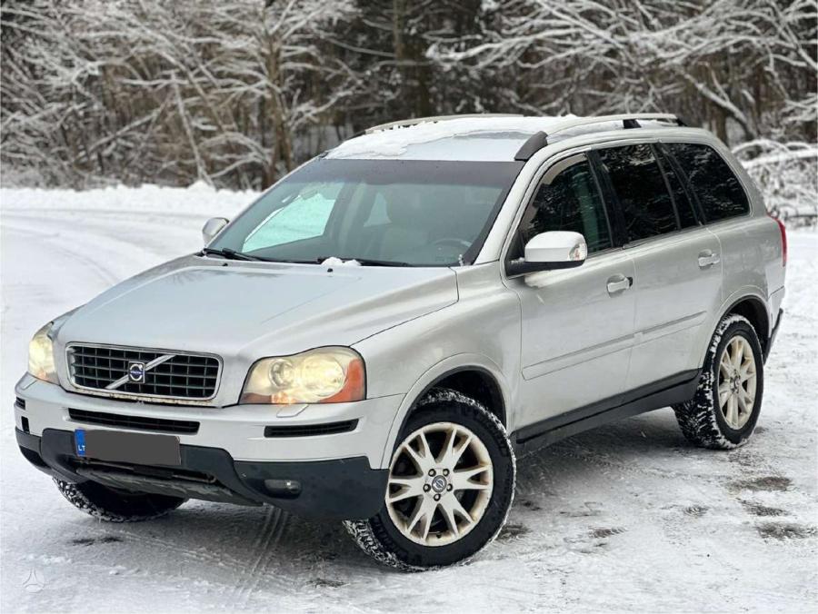 Grey Volvo XC90 2007 in Vilnius, with an engine capacity of 2.40 L and mileage of 421 thousand km for 3150 €, photo 12 on AUTOMOTO.COM.LV