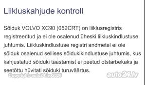 Pelēks Volvo XC90 2007 Tartu, ar dzinēja tilpumu 2.40 L un nobraukumu 0 tūkst. km par 6499 €, foto 26 vietnē AUTOMOTO.COM.LV