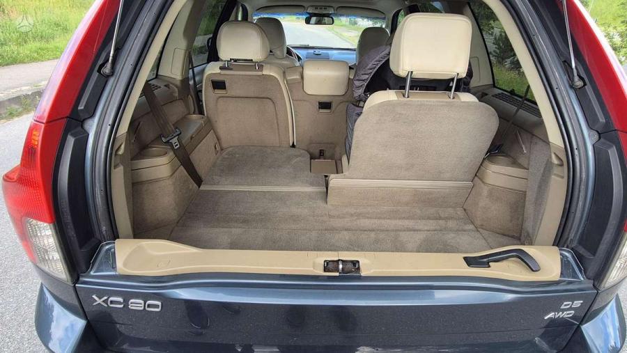 Pelēks Volvo XC90 2007 Viļņa, ar dzinēja tilpumu 2.40 L un nobraukumu 317 tūkst. km par 5999 €, foto 14 vietnē AUTOMOTO.COM.LV