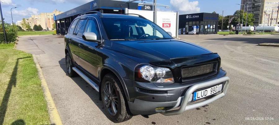 Pelēks Volvo XC90 2007 Kauņa, ar dzinēja tilpumu 2.40 L un nobraukumu 433 tūkst. km par 7000 €, foto 9 vietnē AUTOMOTO.COM.LV