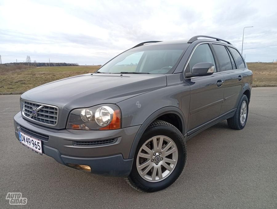 Grey Volvo XC90 2008 in Vilnius, with an engine capacity of 2.40 L and mileage of 329 thousand km for 6200 €, photo 1 on AUTOMOTO.COM.LV