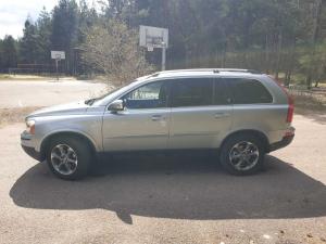 Grey Volvo XC90 2009 in Vilnius, with an engine capacity of 2.40 L and mileage of 258 thousand km for 7900 €, photo 4 on AUTOMOTO.COM.LV