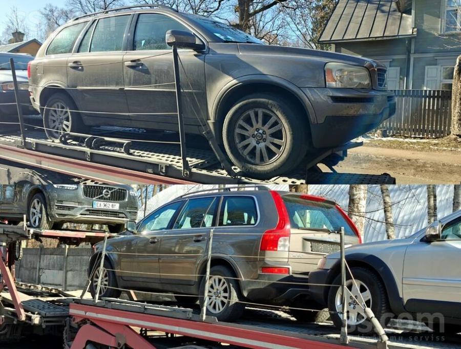 Grey Volvo XC90 2009 in Riga, with an engine capacity of 2.50 L and mileage of 270 thousand km for 6800 €, photo 26 on AUTOMOTO.COM.LV
