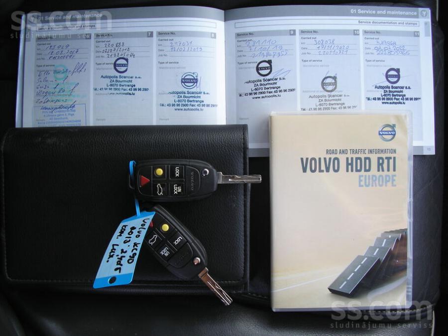 Grey Volvo XC90 2013 in Riga, with an engine capacity of 2.40 L and mileage of 0 thousand km for 13950 €, photo 34 on AUTOMOTO.COM.LV