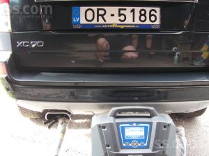 Grey Volvo XC90 2013 in Riga, with an engine capacity of 2.40 L and mileage of 0 thousand km for 13950 €, photo 35 on AUTOMOTO.COM.LV