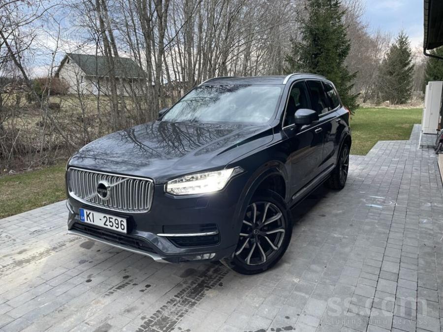 Grey Volvo XC90 2015 in Riga, with an engine capacity of 2.00 L and mileage of 168 thousand km for 19900 €, photo 2 on AUTOMOTO.COM.LV