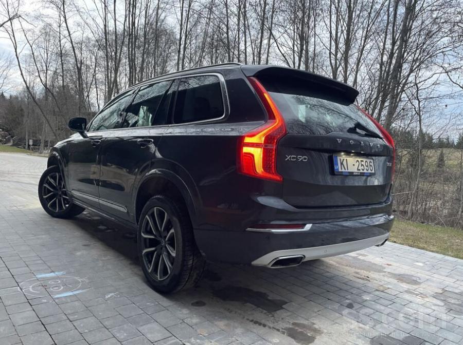 Grey Volvo XC90 2015 in Riga, with an engine capacity of 2.00 L and mileage of 168 thousand km for 19900 €, photo 3 on AUTOMOTO.COM.LV