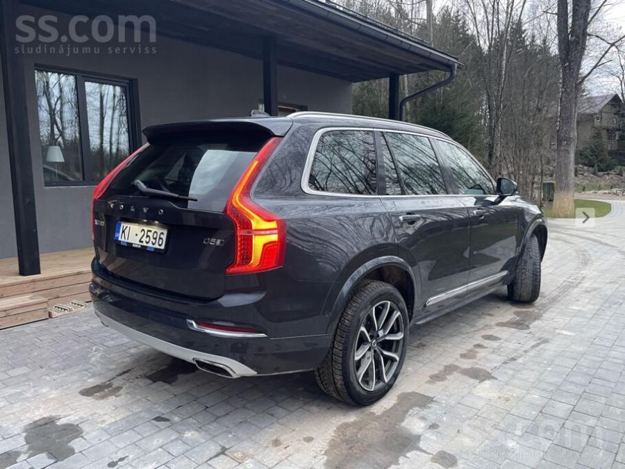 Grey Volvo XC90 2015 in Riga, with an engine capacity of 2.00 L and mileage of 168 thousand km for 19900 €, photo 4 on AUTOMOTO.COM.LV