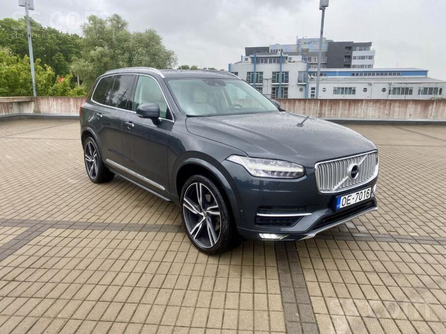 Grey Volvo XC90 2015 in Riga, with an engine capacity of 2.00 L and mileage of 0 thousand km for 20000 €, photo 1 on AUTOMOTO.COM.LV
