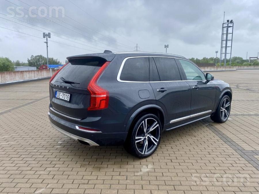 Grey Volvo XC90 2015 in Riga, with an engine capacity of 2.00 L and mileage of 0 thousand km for 20000 €, photo 7 on AUTOMOTO.COM.LV