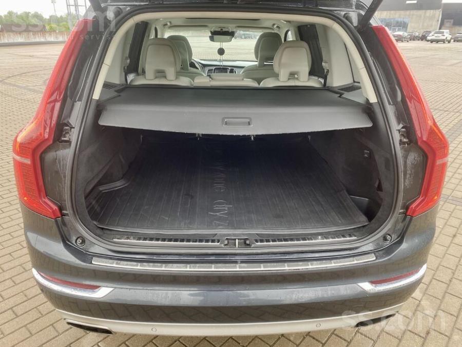 Grey Volvo XC90 2015 in Riga, with an engine capacity of 2.00 L and mileage of 0 thousand km for 20000 €, photo 9 on AUTOMOTO.COM.LV