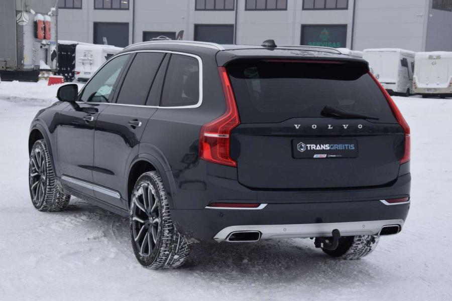Grey Volvo XC90 2015 in Vilnius, with an engine capacity of 1.97 L and mileage of 333 thousand km for 17699 €, photo 6 on AUTOMOTO.COM.LV