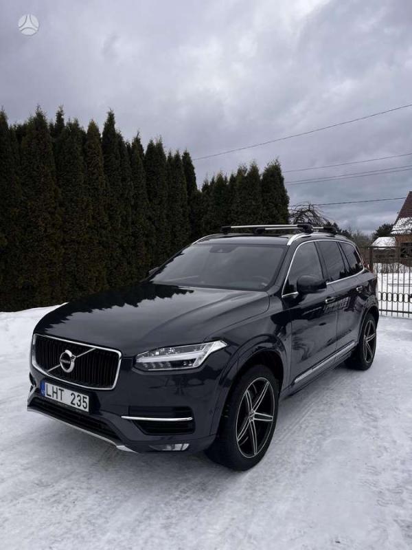 Grey Volvo XC90 2015 in Vilnius, with an engine capacity of 1.97 L and mileage of 252 thousand km for 22500 €, photo 1 on AUTOMOTO.COM.LV