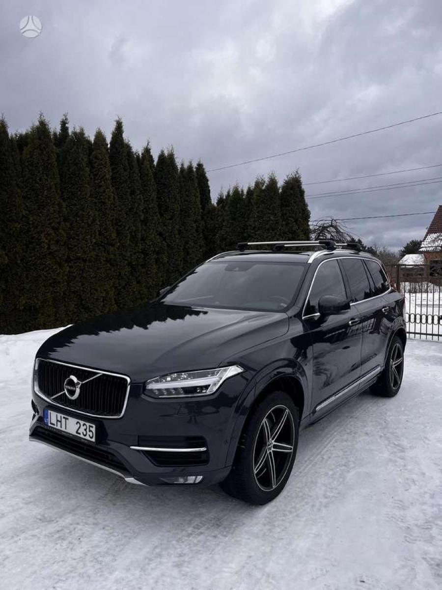 Grey Volvo XC90 2015 in Vilnius, with an engine capacity of 1.97 L and mileage of 252 thousand km for 22500 €, photo 1 on AUTOMOTO.COM.LV