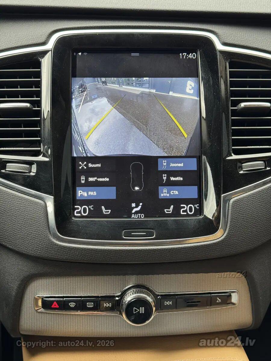 Pelēks Volvo XC90 2015 Tallina, ar dzinēja tilpumu 2.00 L un nobraukumu 161 tūkst. km par 25995 €, foto 21 vietnē AUTOMOTO.COM.LV