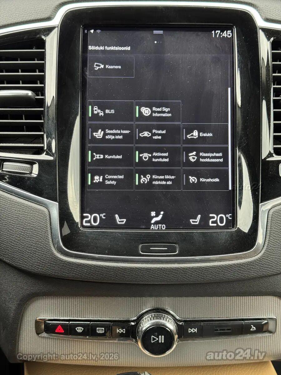 Pelēks Volvo XC90 2015 Tallina, ar dzinēja tilpumu 2.00 L un nobraukumu 161 tūkst. km par 25995 €, foto 24 vietnē AUTOMOTO.COM.LV