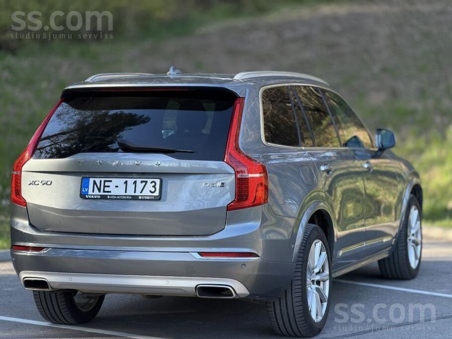 Pelēks Volvo XC90 2015 Ogre, ar dzinēja tilpumu 2.00 L un nobraukumu 340 tūkst. km par 14900 €, foto 5 vietnē AUTOMOTO.COM.LV